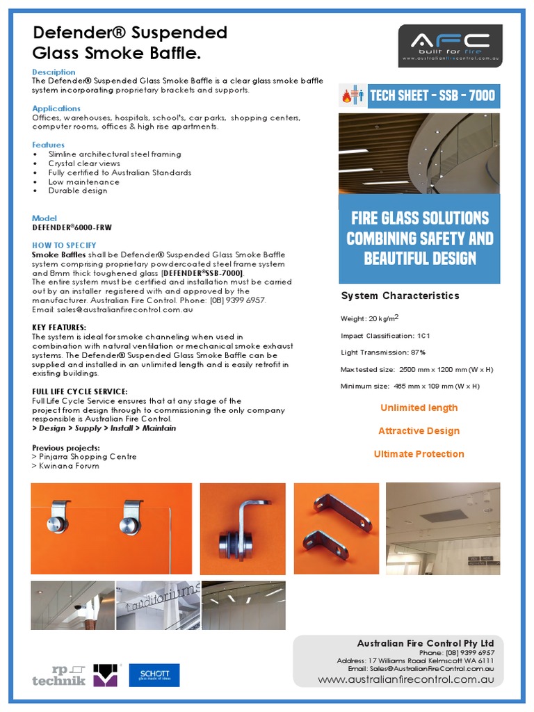 Glass Smoke Barrier | PDF | Glasses | Manufactured Goods