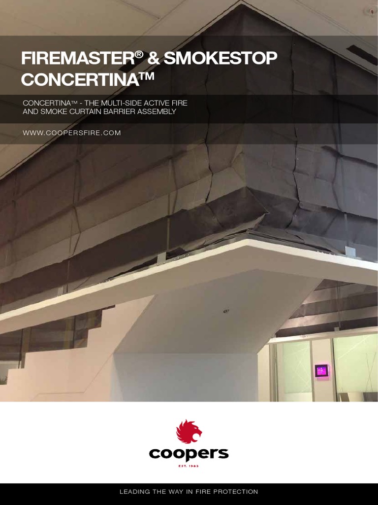 Coopers FireMaster SmokeStop Concertina Brochure | PDF | Building ...