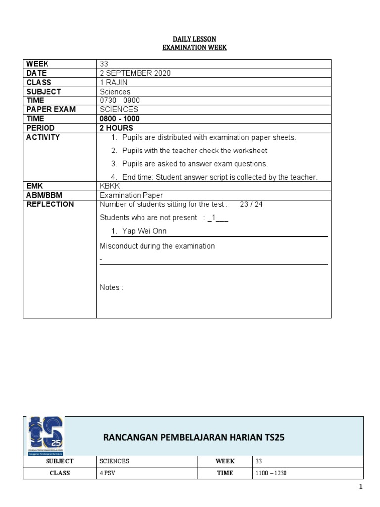 Week Date Class Subject Time Paper Exam Time 0800 - 1000 Period 2 Hours ...