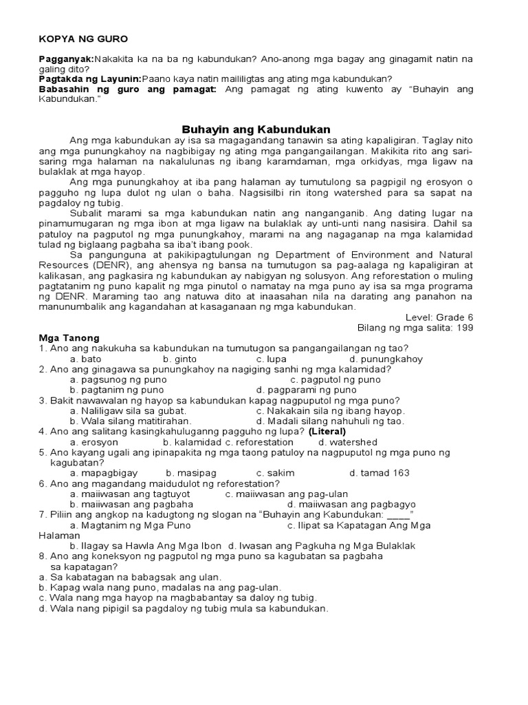 6 Oral Reading | PDF