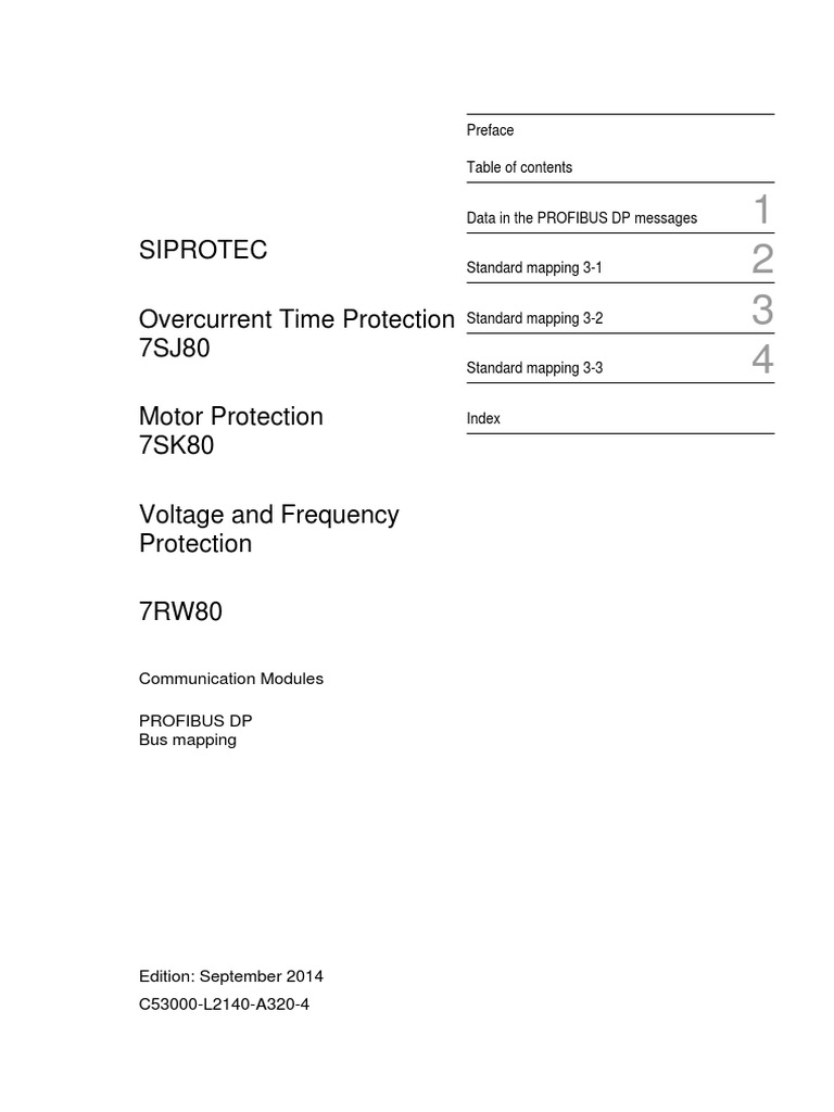 Profibus DP Mapping of Siprotec Compact Relays | PDF | Input/Output | Bit