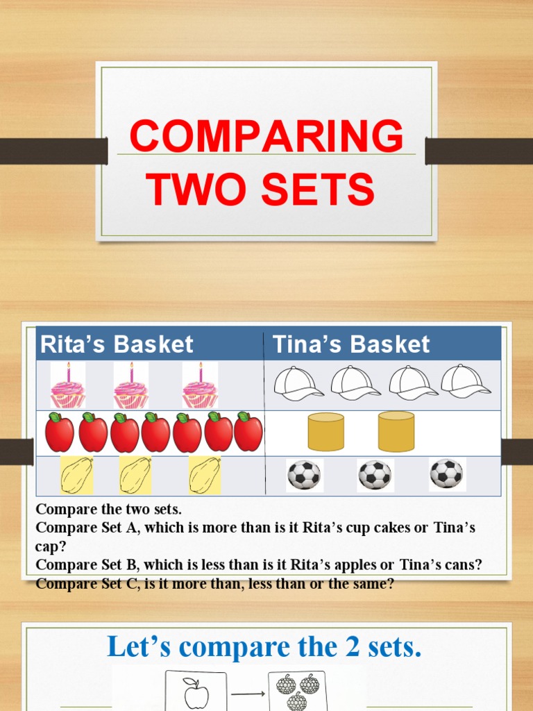 Comparing Two Sets | PDF
