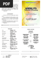 Induction and Oath Taking Ceremony Program Flow | PDF | Educational ...