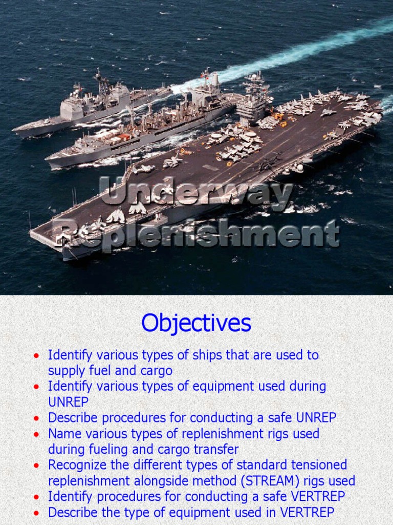 Underway Replenishment Procedures | PDF | Ships | Naval Warfare