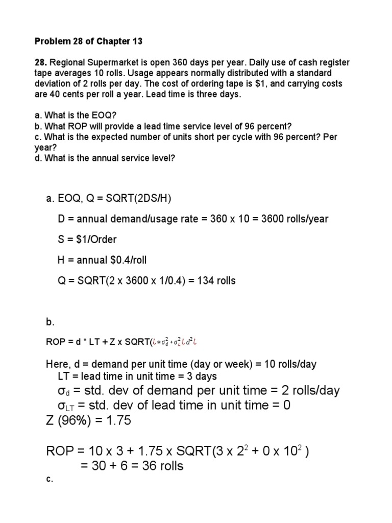 Problem 28 - Solved | PDF