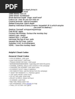 Empire Earth Cheat Codes Guide | PDF