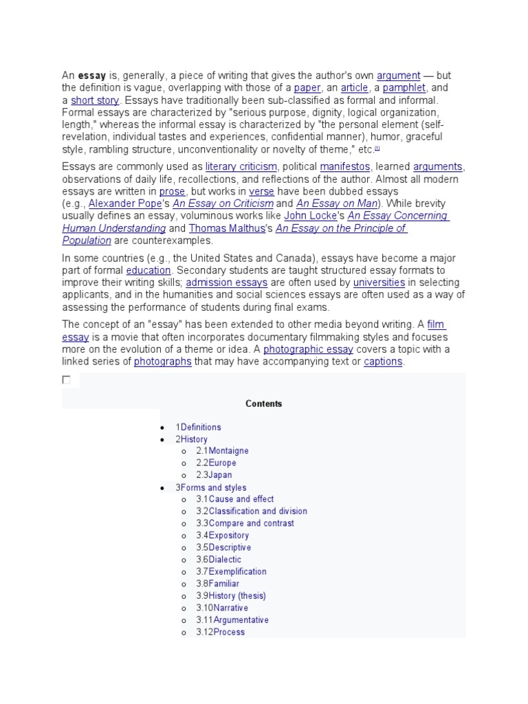 Argument Paper Article Pamphlet Short Story | PDF | Essays | Poetry