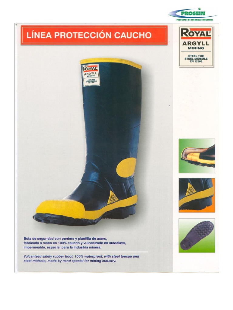 Ficha Tecnica Bota Royal Argyll Mining | PDF