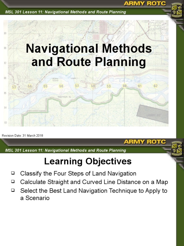 Land Navigation Techniques and Planning | PDF | Navigation | Compass