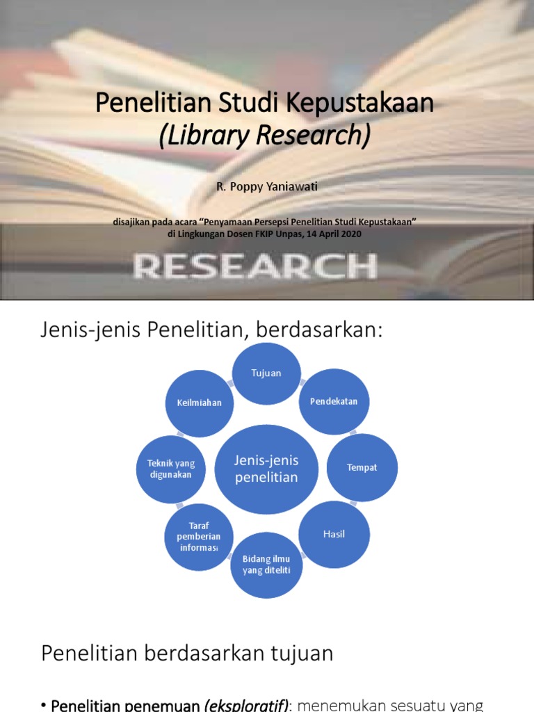 Penelitian Studi Kepustakaan | PDF