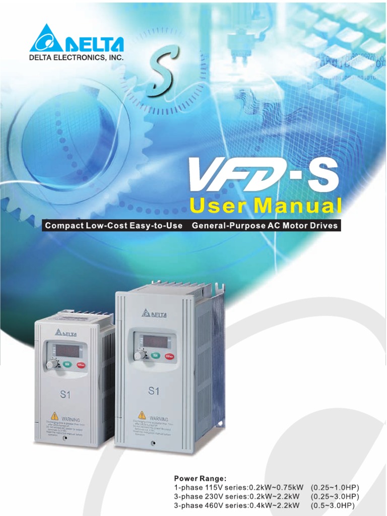 VFD-S Manual en | PDF | Alternating Current | Electrical Wiring