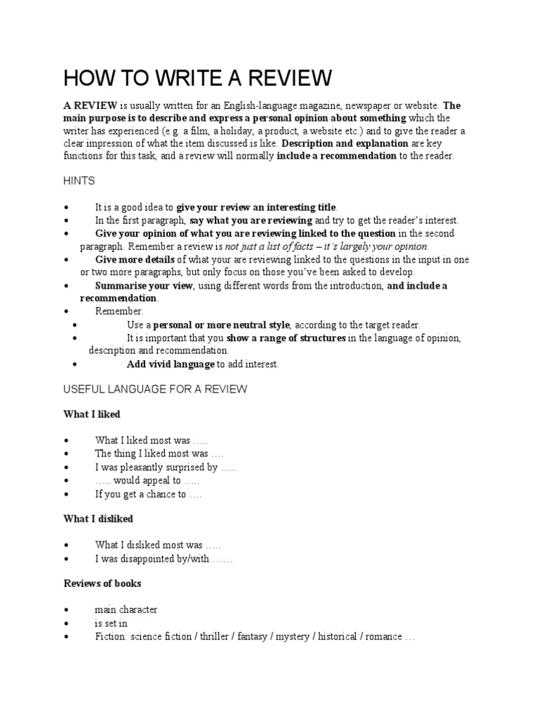 How To Write 1 | PDF