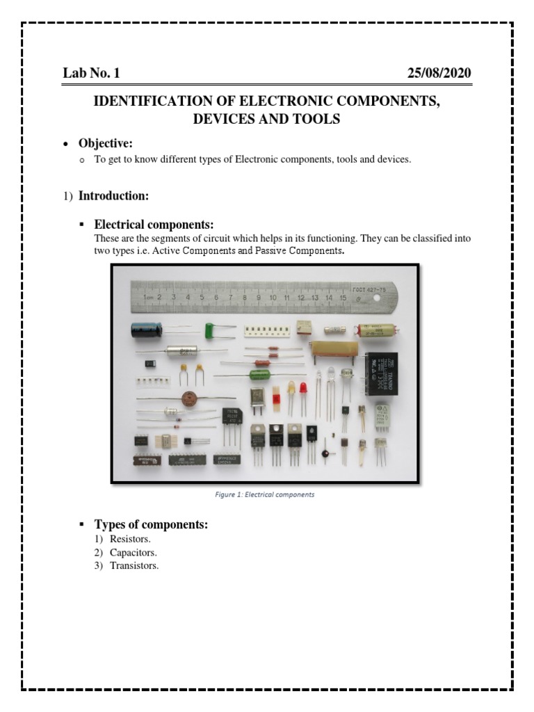 EDC Lab 1 | PDF | Field Effect Transistor | Transistor