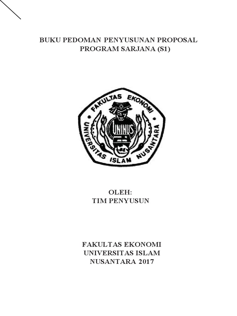 Pedoman Proposal dan Skripsi S1 Ekonomi | PDF | Seni