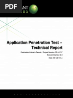 EXAMPLE-Penetration Testing Report v.1.0 | PDF | Transport Layer ...