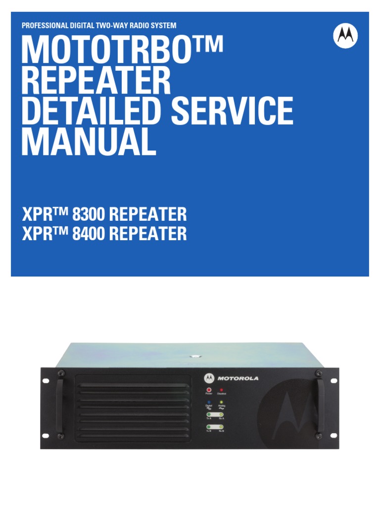 XPR8300 XPR8400 Detailed Service Manual 6816811H01-G PDF | PDF | Usb ...