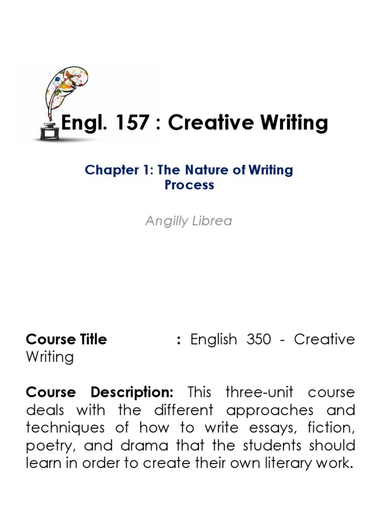 Educ 157 - Creative Writing Lesson 1 PDF | PDF | Creative Writing ...