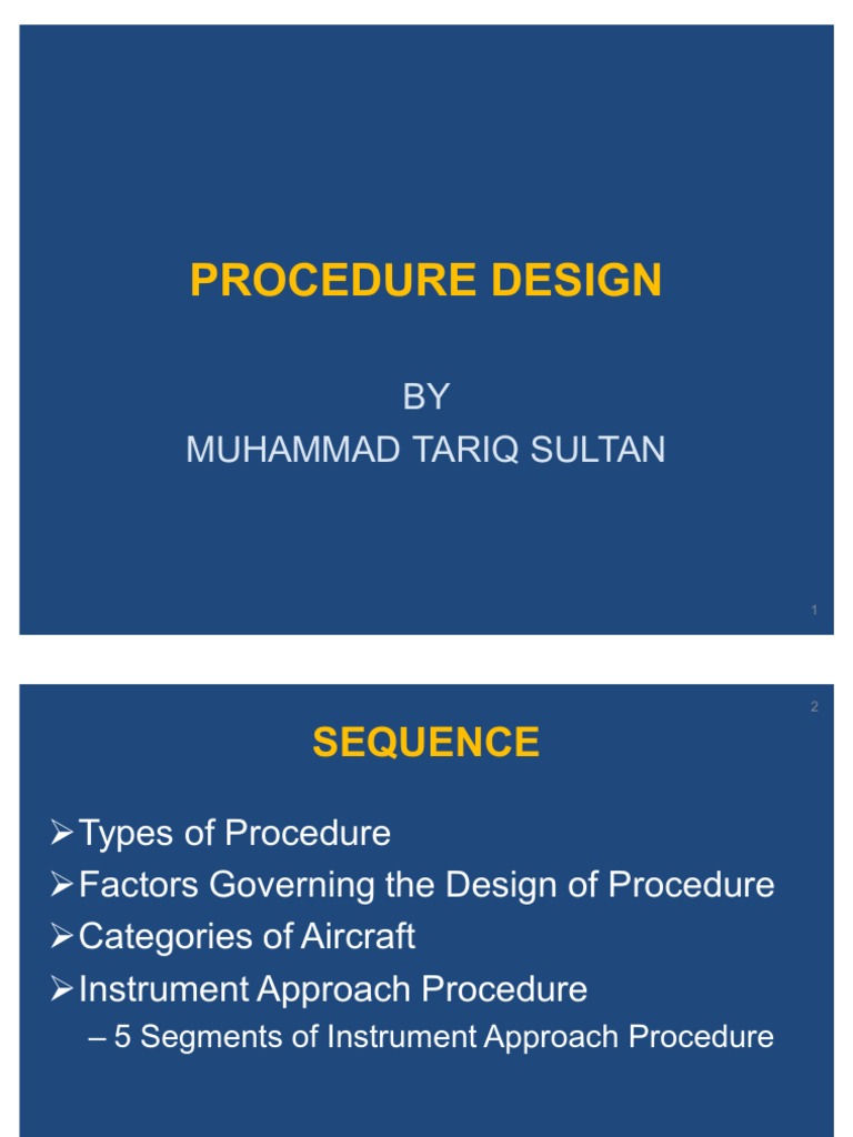 Instrument Approach Procedure Design | PDF | Aeronautics | Transport Safety