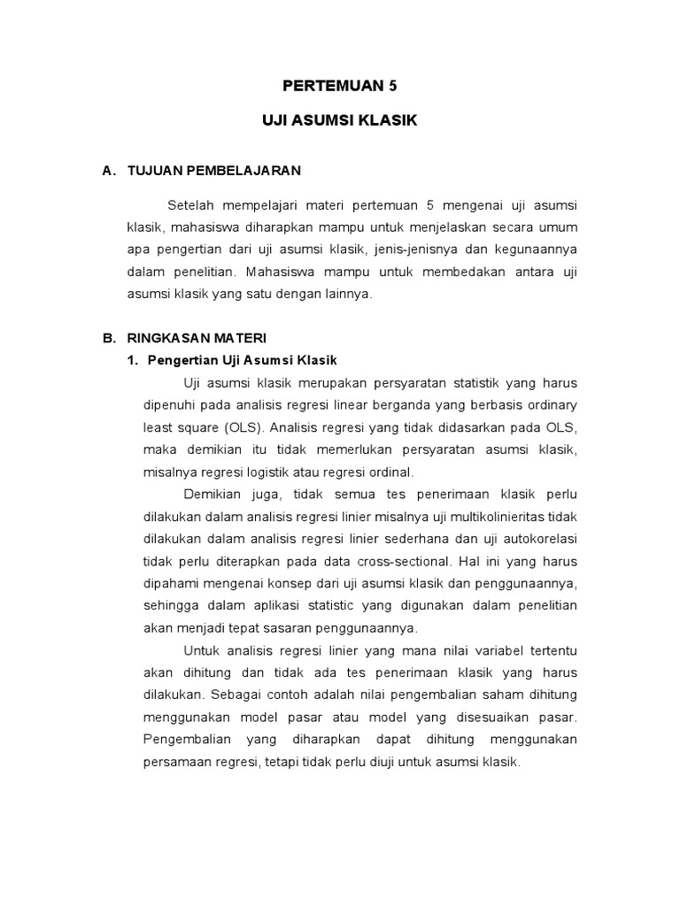 Pertemuan 5 | PDF | Sains & Matematika