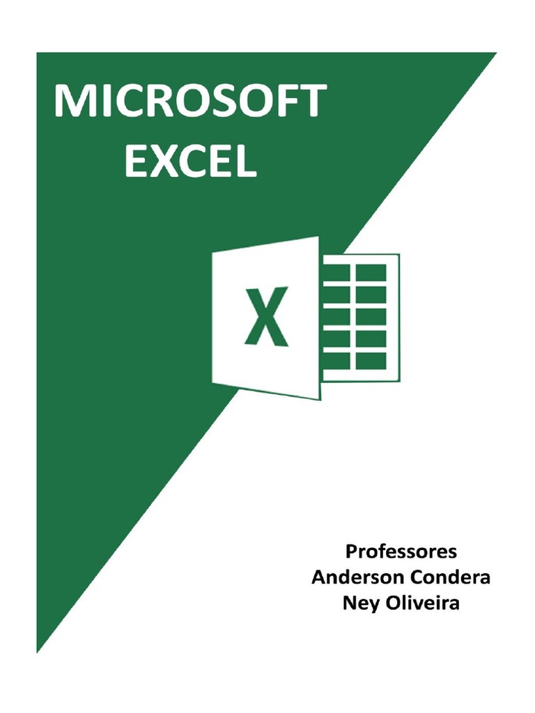 Aula 01 Excel | PDF | Planilha | Cálculo