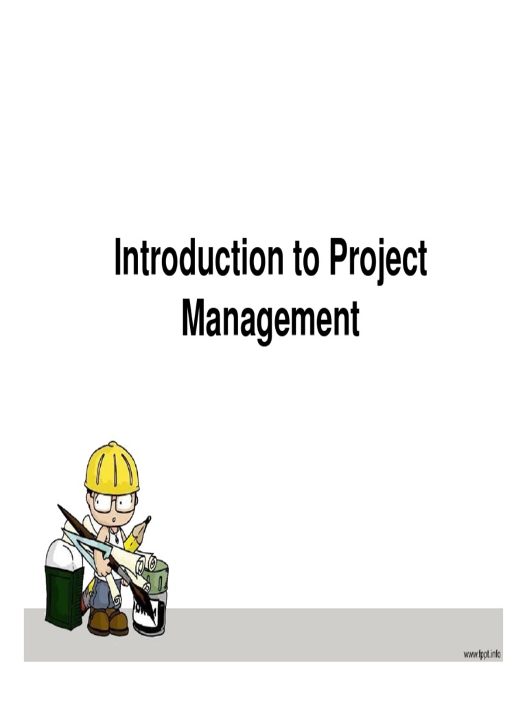 Construction Management - Lecture 1 | PDF