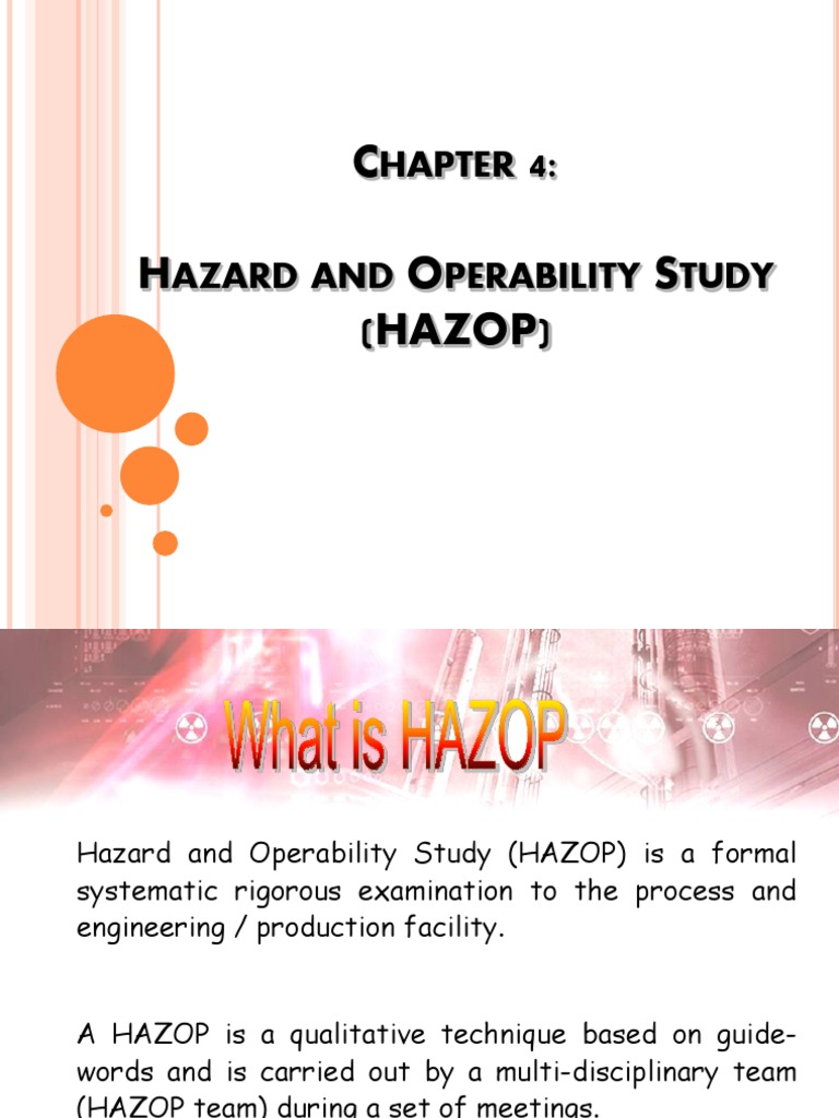 HAZOP Study Guide for Process Safety | PDF | Chemical Engineering ...