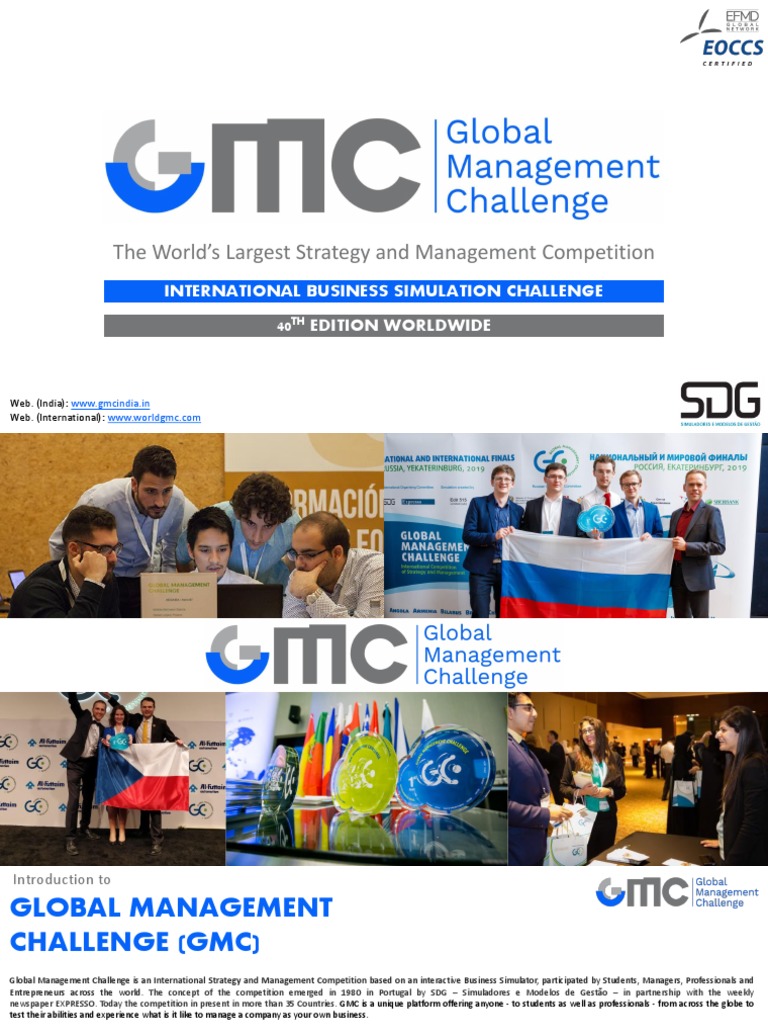 The World's Largest Strategy and Management Competition: International ...