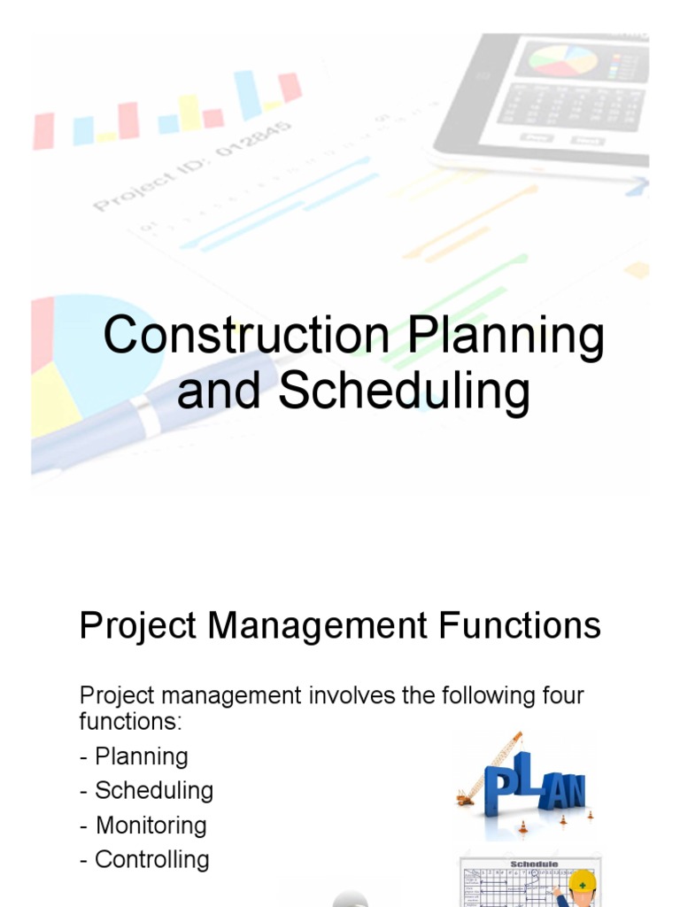 4-Construction Management - Project Planning and Scheduling | PDF ...