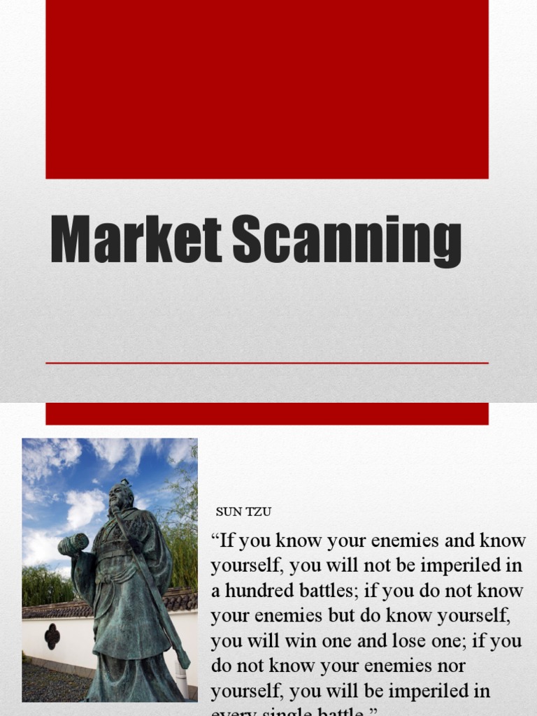 Market Scanning | Download Free PDF | Sales | Market (Economics)