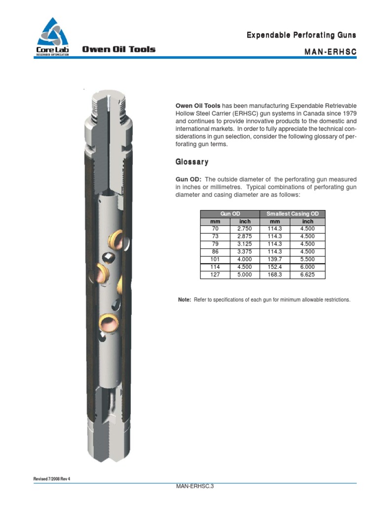 Owen Oil Tools Has Been Manufacturing Expendable Retrievable | PDF ...