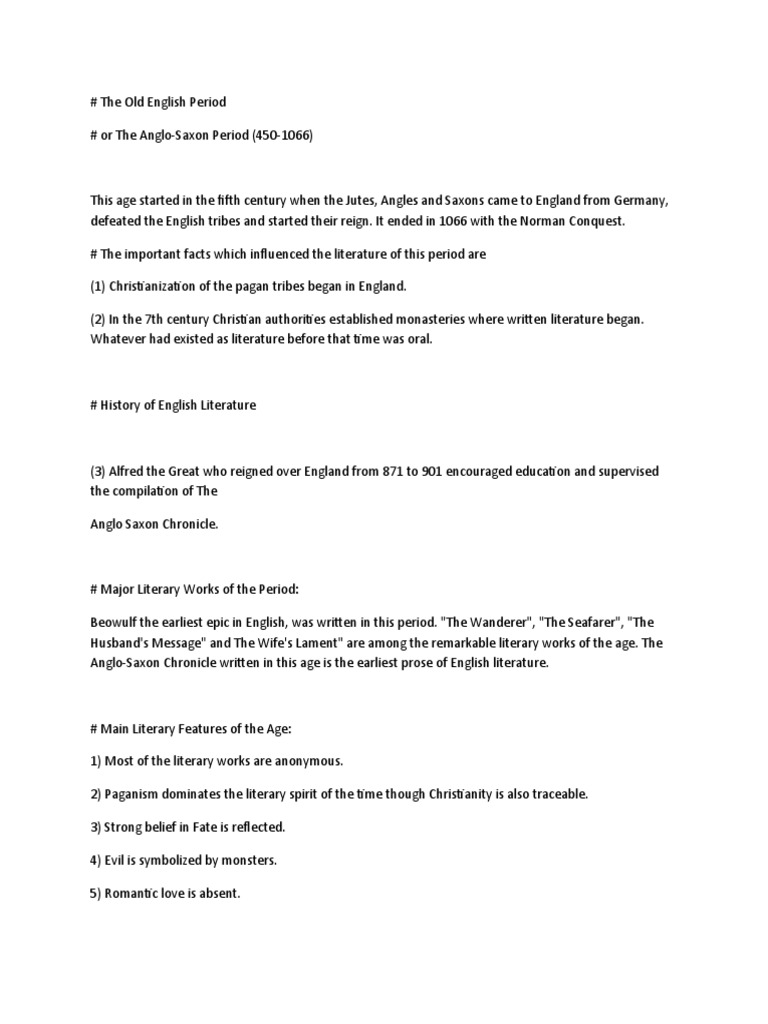 Anglo Saxon Abc | PDF