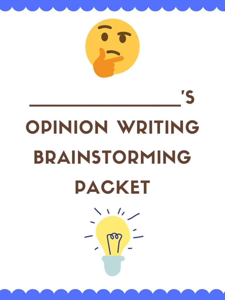Opinion Writing Guide for Students | PDF | Career & Growth