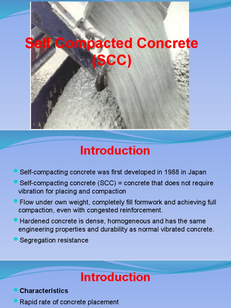 CH 1 SCC | PDF | Creep (Deformation) | Concrete