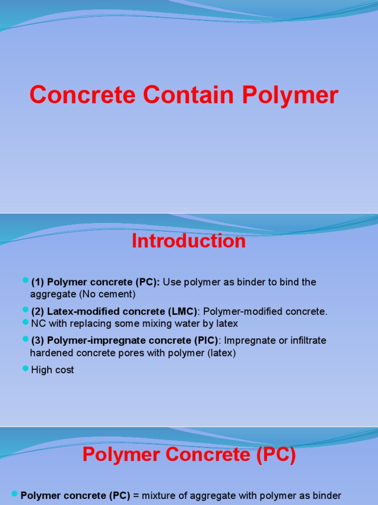 CH 5 PMC | PDF | Concrete | Materials