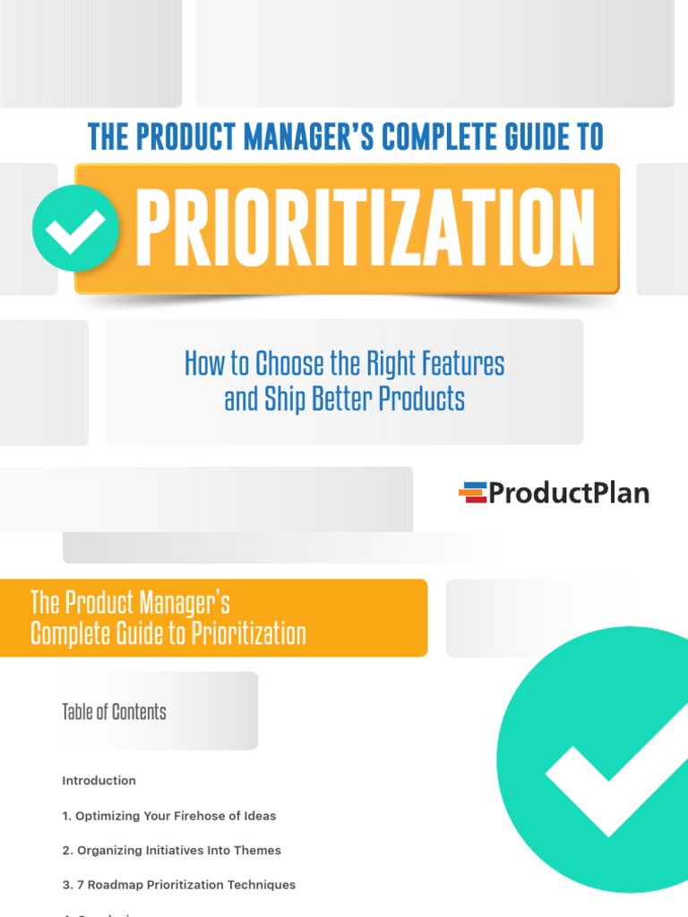Prioritization: The Product Manager'S Complete Guide To | PDF ...