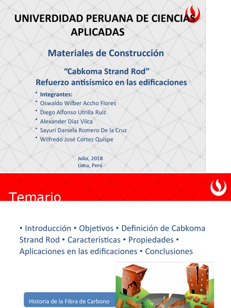 Análisis del uso del Cabkoma Strand Rod como sistema de refuerzo ...