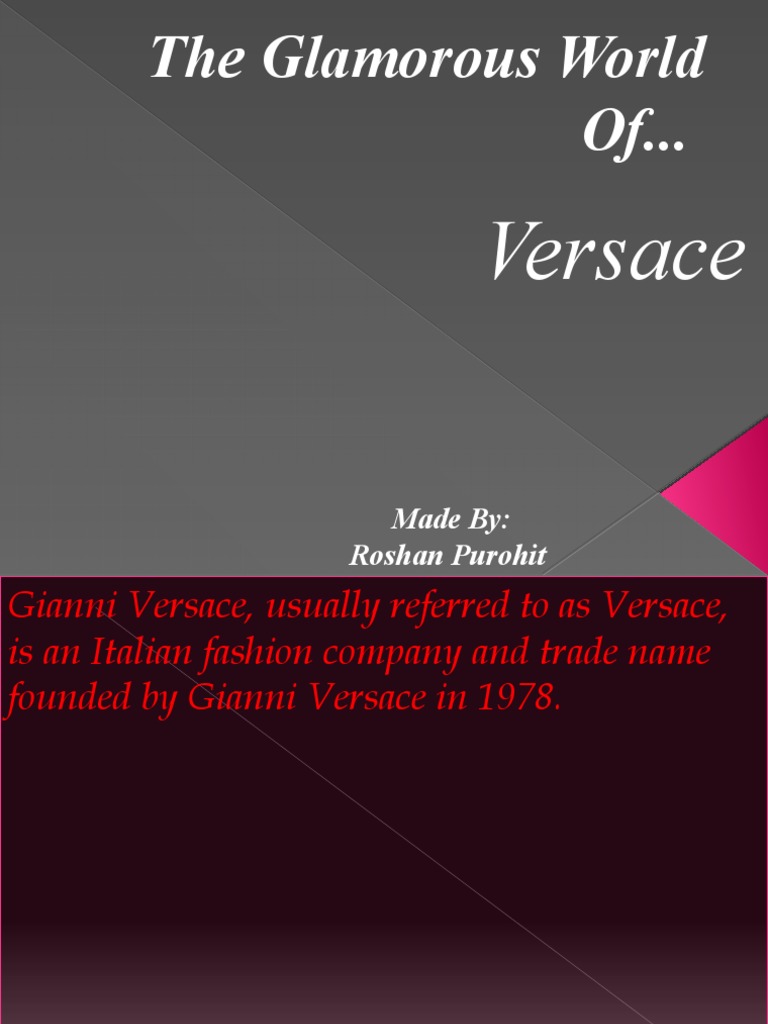 The Glamorous World Of... : Versace | PDF