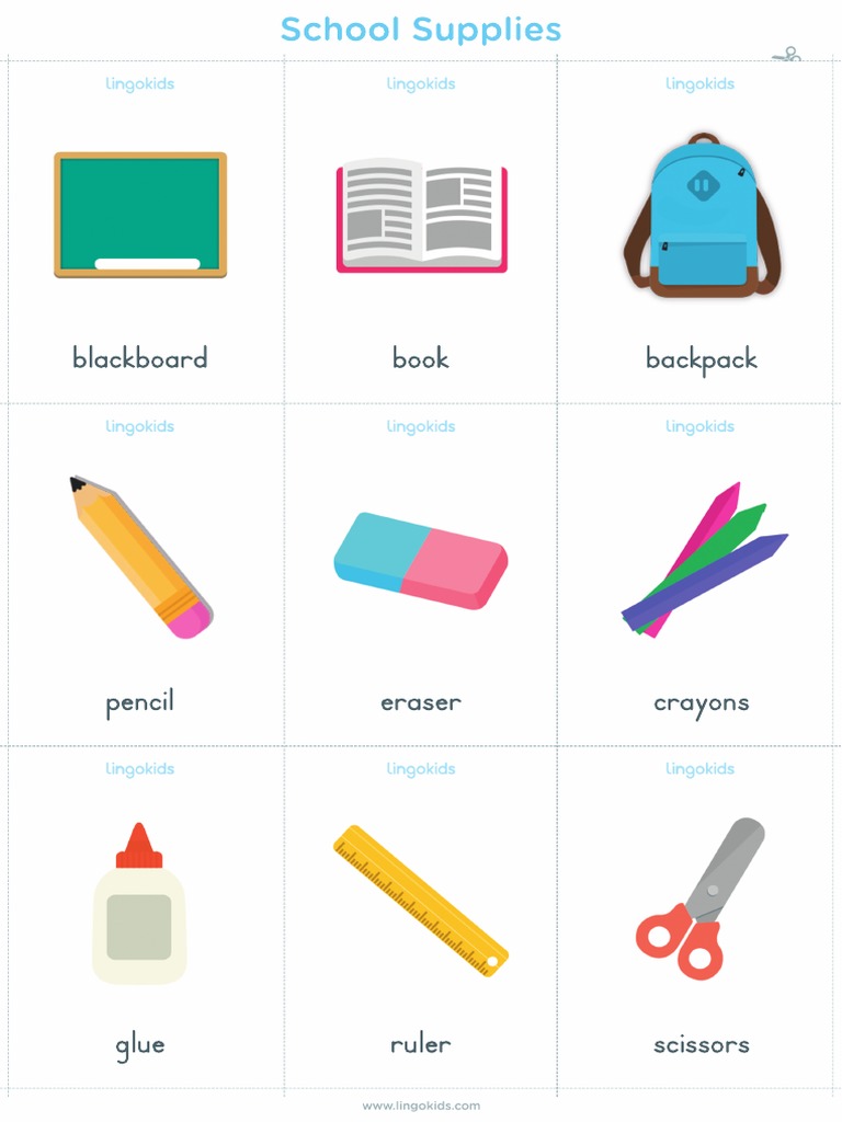 School Vocabulary 1 | PDF