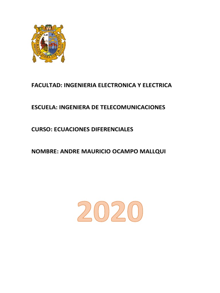 Practica (EDO) | PDF | Ciencia y matemáticas | Informática