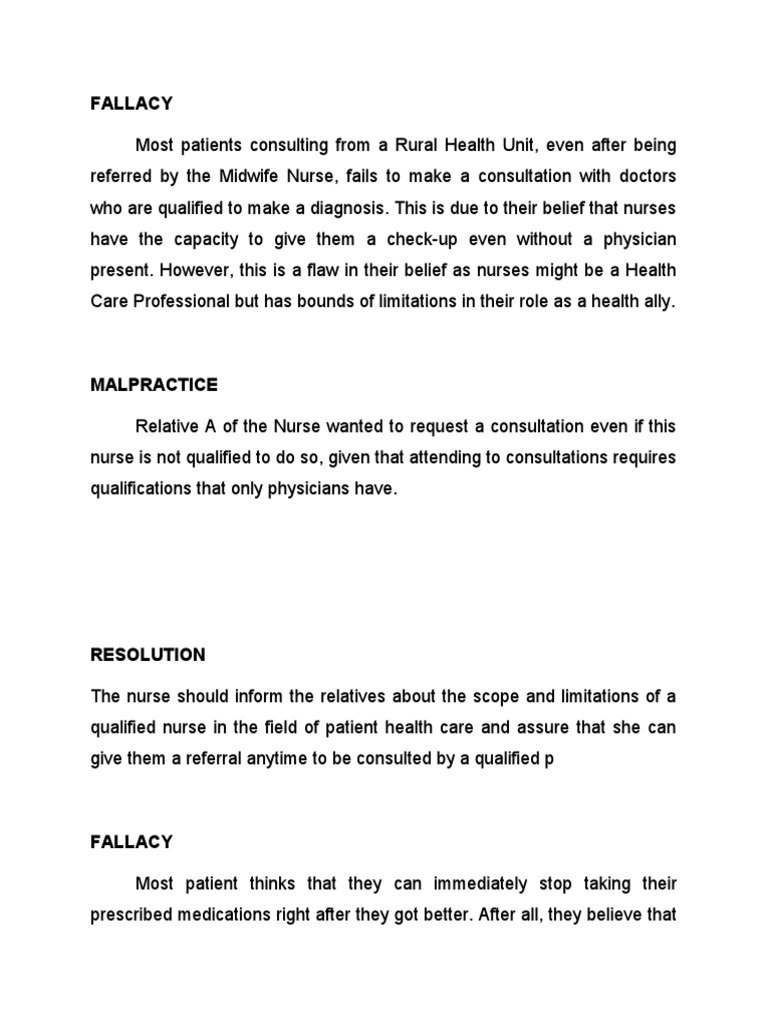 Fallacy | PDF | Self-Improvement