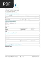 Sample PGMP Application | PDF | Zip Code | Project Management