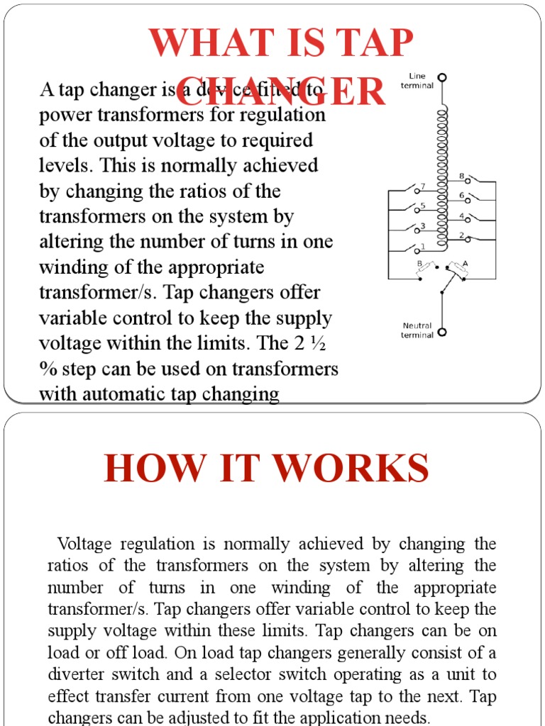 What Is Tap Changer | PDF | Power Electronics | Transformer