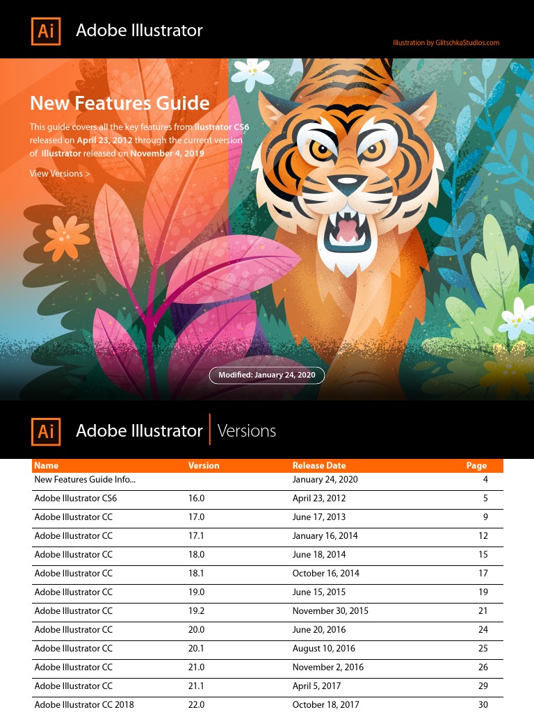 Illustrator New Features Guide | PDF | Adobe Illustrator | Adobe Photoshop