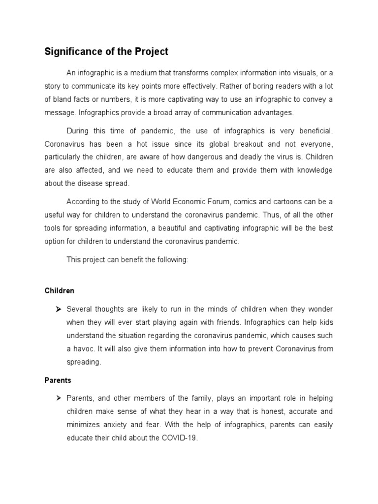 MMW Significance of The Project | PDF