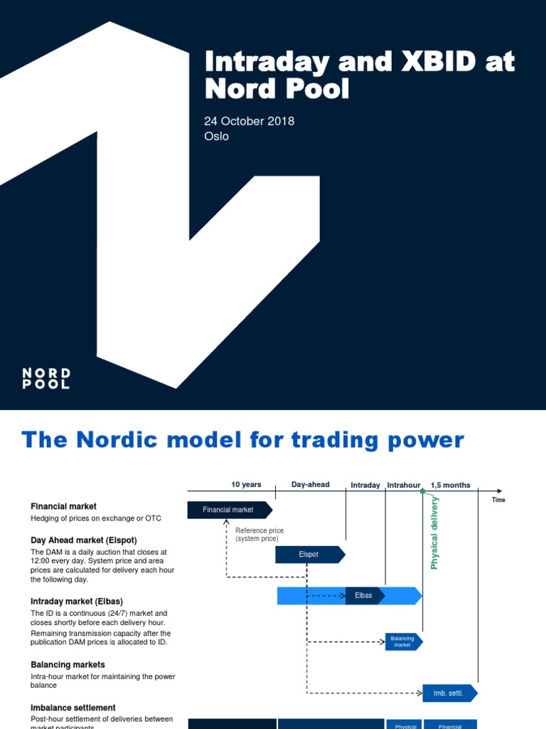 S.Olivieri - Nordpool Intraday | PDF | Financial Markets | Market ...