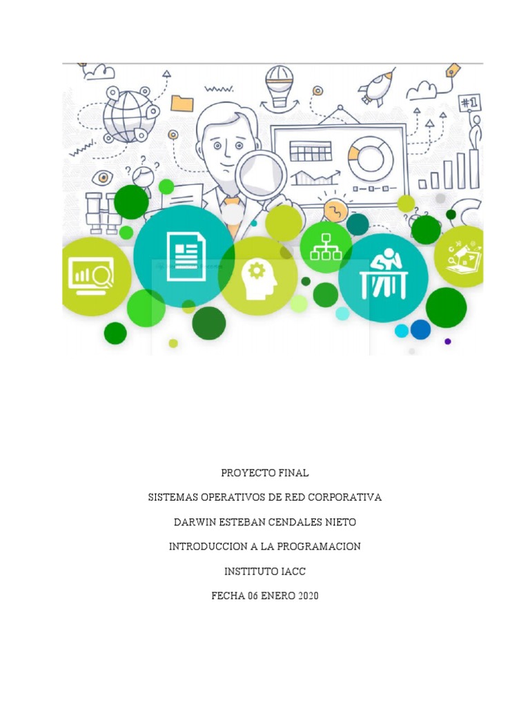 Hernando PROYECTOFINAL SEMANA 9 IACC | PDF | Programación de computadoras | Software