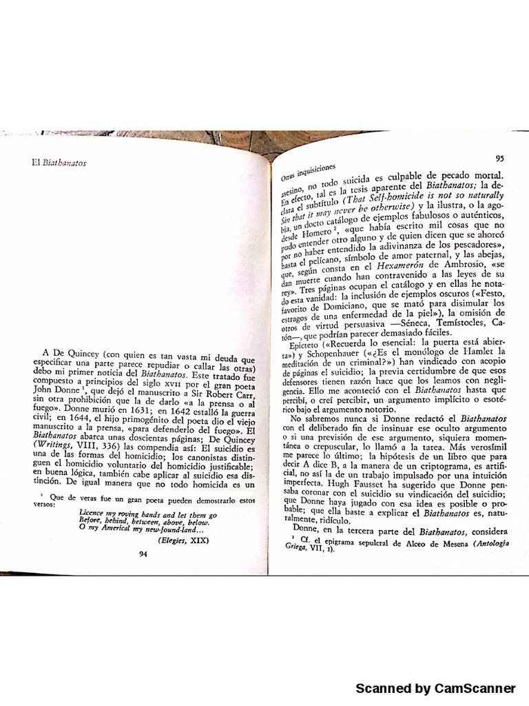 El Biathanatos | PDF