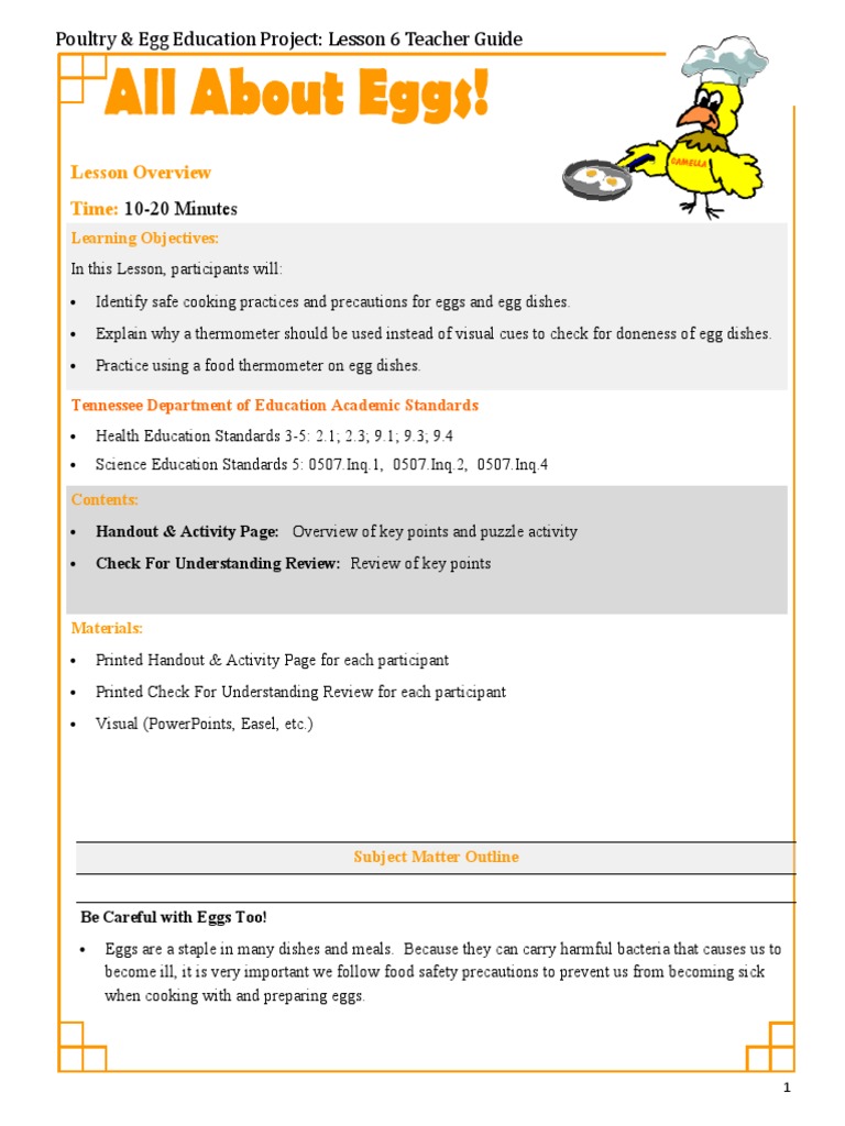 ALL - ABOUT - EGGS - ACTIVITIES - HTTPWWW - Tnstate ...