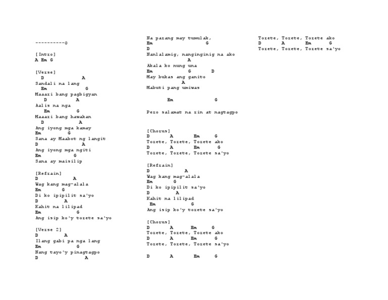 Acordes De Guitarra Torete