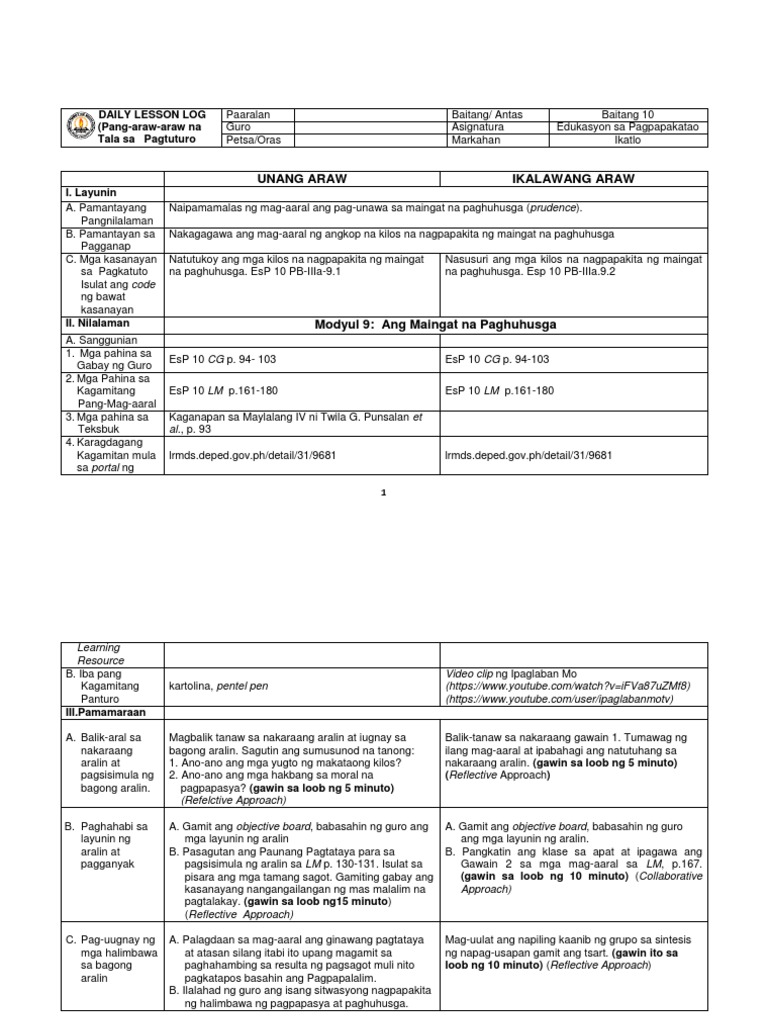 DLL EsP 10 PDF | PDF
